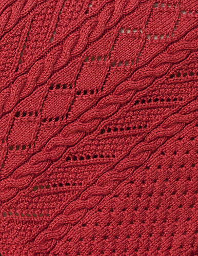 Ravelry: Lace Panel Throw pattern by Margret Willson