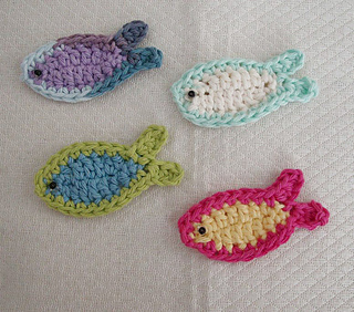 Ravelry: Fish Applique pattern by Mary Wright