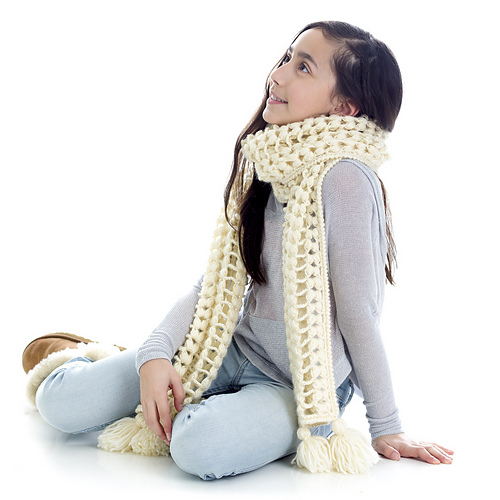 Ravelry: Cream Puff Scarf pattern by Alla Koval