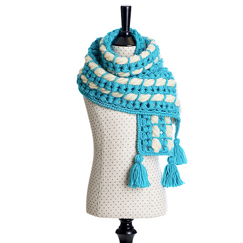 Ravelry: Cream Puff Scarf pattern by Alla Koval