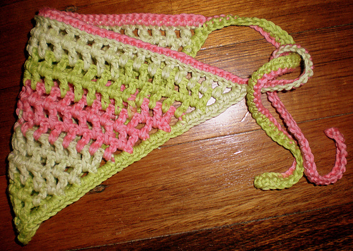 Ravelry: Triangle Hair Scarf pattern by Wendy Harbaugh