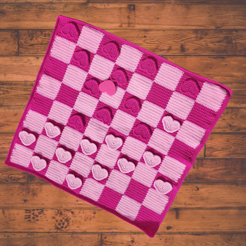Ravelry: Heart Checkerboard pattern by Lisa Ferrel