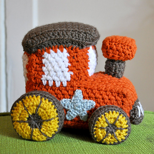 Ravelry: little toy train engine pattern by Shanon Fouquet