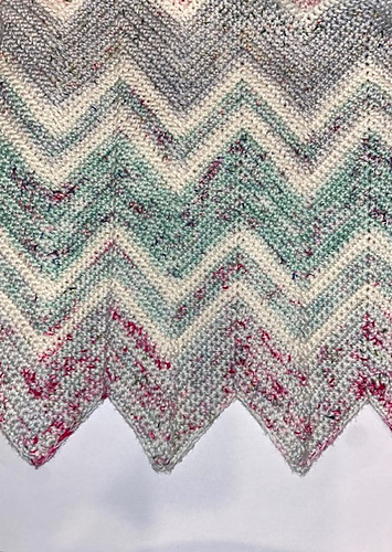 Ravelry: Marled Crochet Chevron Blanket pattern by Christine Laukaitis