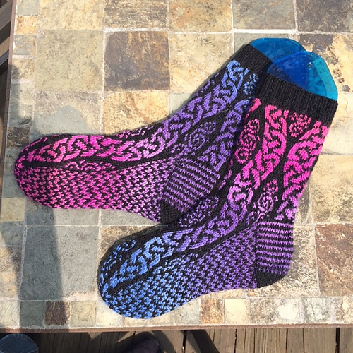 Ravelry: Ancient Path Socks pattern by Jennifer Pattison
