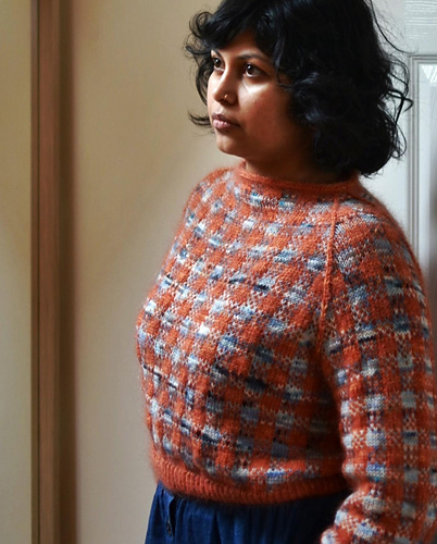 Ravelry: Gr8 Gingham Raglan pattern by Jessie Maed Designs