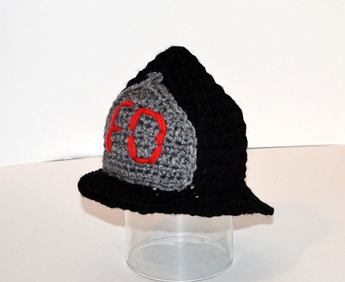 Ravelry: Fireman Hat / Firefighter Helmet pattern by Sweet Potato 3