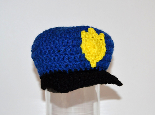Ravelry: Policeman Cap / Police Hat pattern by Sweet Potato 3