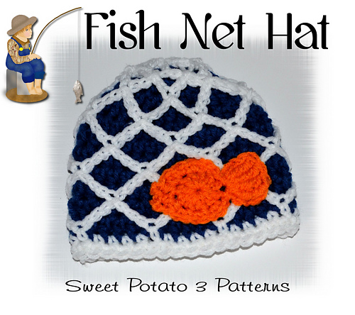 Ravelry: Spider Web / Fish Net Hat pattern by Sweet Potato 3