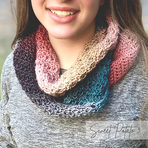 Ravelry: Loops & Lace Scarf pattern by Sweet Potato 3