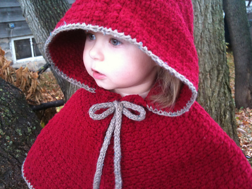Ravelry: Red Riding Hood Cape pattern by Sharon Mann