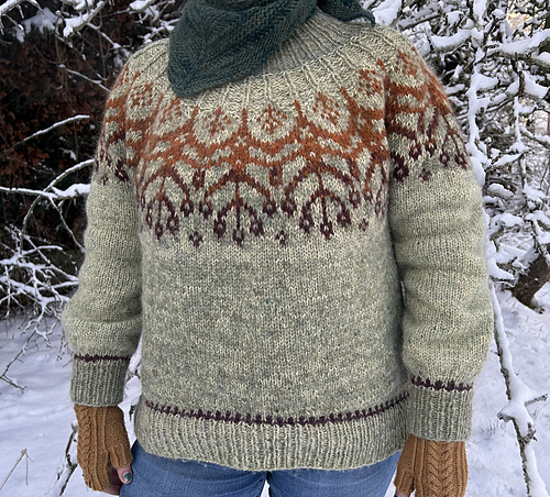 Ravelry: Blooming Mandala Sweater pattern by Ravijennaknits