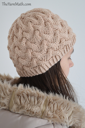 Ravelry: Cables Math Hat #1 pattern by Nadezhda Petrova