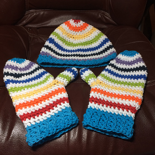 Ravelry: nanapatlee's Rainbow Mittens