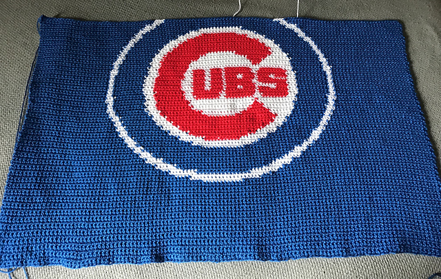 Ravelry: nanapatlee's Cubs Baby Graphghan