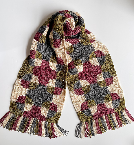 Ravelry: Patchwork Revelry Scarf pattern by Tonya Bush