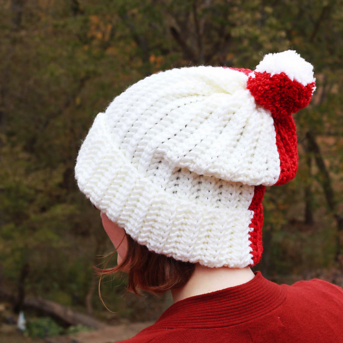 Ravelry: Harvest Herringbone Color Block Hat pattern by Tonya Bush