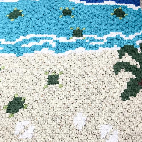 Ravelry: Sea Turtle C2C Throw pattern by Tonya Bush