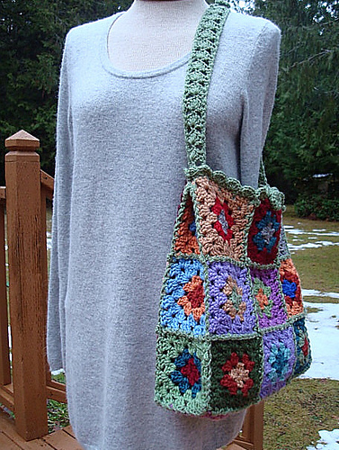 Ravelry: Classic Boho Shoulder Bag - PA-233 pattern by Nancy Brown