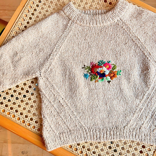 Ravelry: Embroidered sweater pattern by Nanna Einarsdóttir