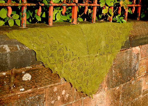 Ravelry: Dear Green Shawl pattern by Anna Fisk