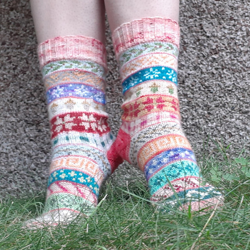 Ravelry: Advent Socks 2019 pattern by Natalie Sheldon