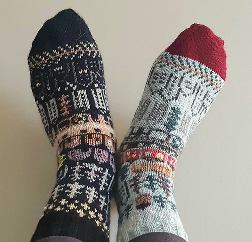 Ravelry: Advent Socks 2020 pattern by Natalie Sheldon