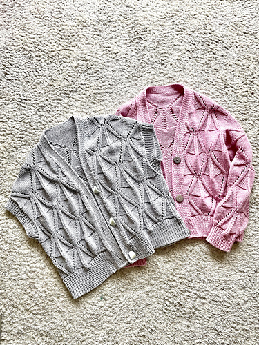 Ravelry: Diamond Lace vest pattern by Natalja Ledvanova