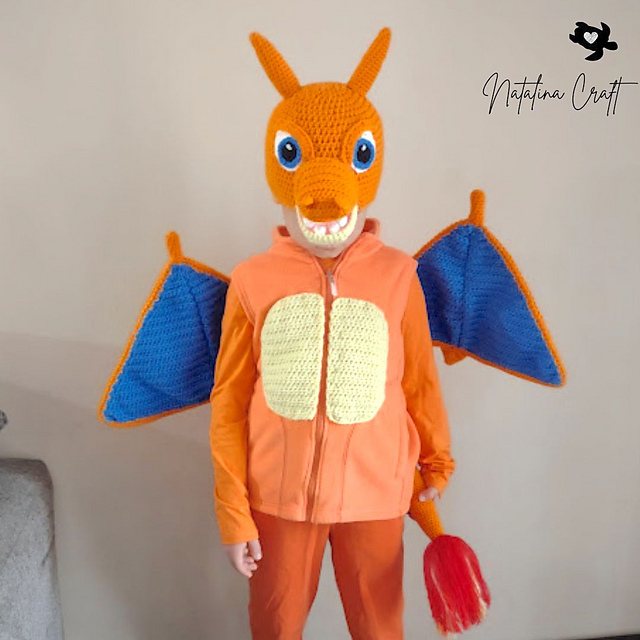 Ravelry: Charizard hat pattern by Natalina Craft