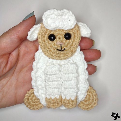 Ravelry: Sheep applique pattern by Natalina Craft
