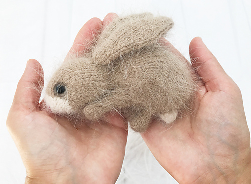 Ravelry: Knitted Mini Rabbit Toy pattern by Natalya Savchenkova