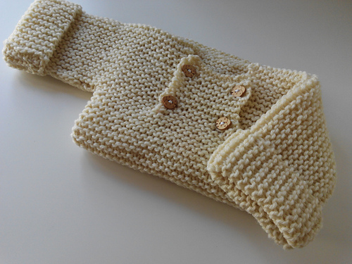 Ravelry: Natural Baby Pullover pattern by Marta Porcel