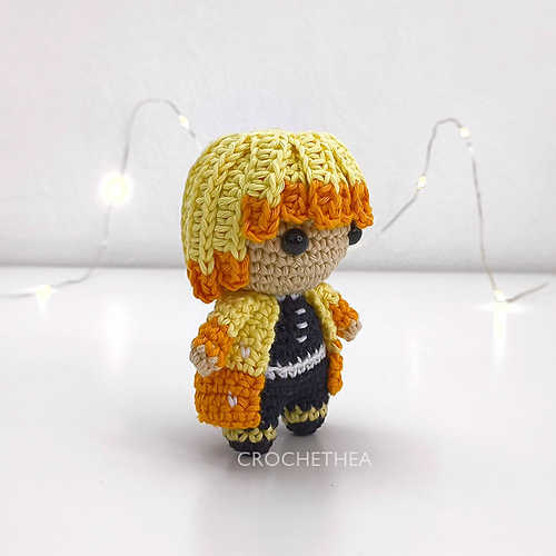 Ravelry: Zenitsu Amigurumi pattern by Sabbathea Natalie