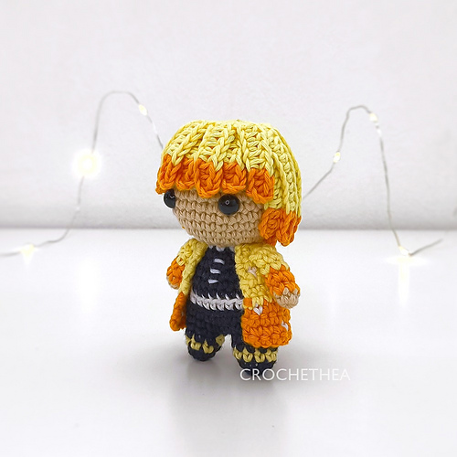 Ravelry: Zenitsu Amigurumi pattern by Sabbathea Natalie