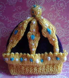Ravelry: little royal baby crown hat pattern by natalie jones