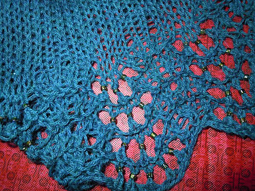 Ravelry: Intrigued with Beads Shawl pattern by Kay Meadors