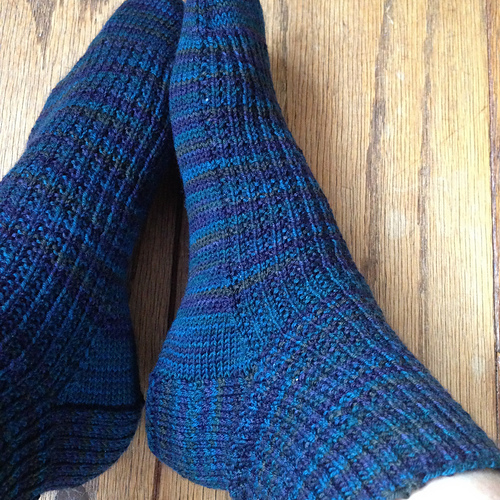 Ravelry: Strie Socks, Top Down pattern by Lara Neel