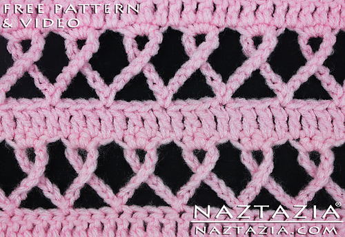Ravelry: Crochet Awareness Ribbon Stitch Blanket (Pink for Breast ...