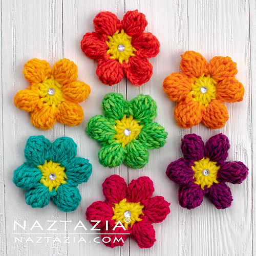 Ravelry: Easy Spring Flower pattern by Naztazia
