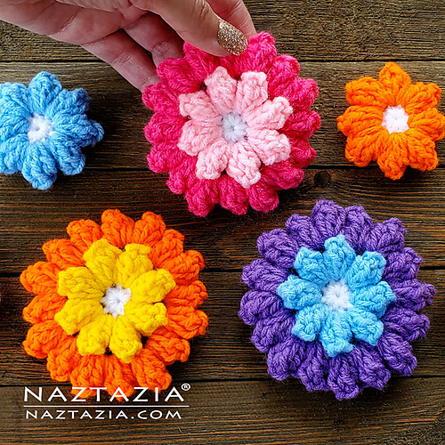 Ravelry: Popcorn Flower pattern by Naztazia