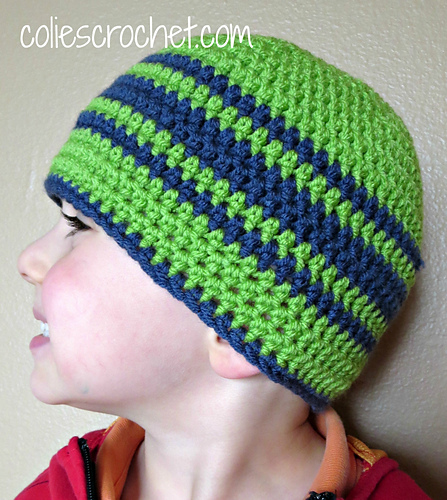 Ravelry: Basic Striped Beanie pattern by Nicole Bencker