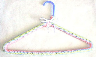 Ravelry: Scrap Yarn Covered Hangers pattern by Frugal Knitting Haus