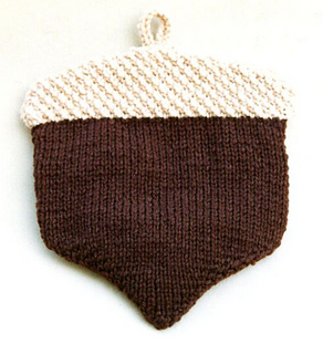 Ravelry: Acorn Potholder pattern by Frugal Knitting Haus