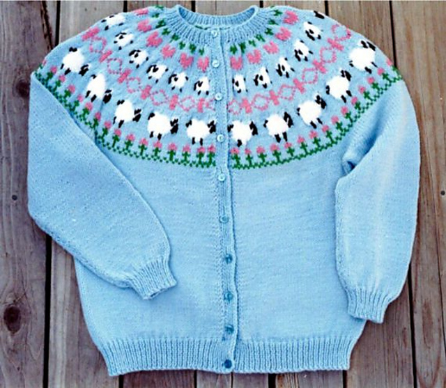 Ravelry: Sheep Cardigan pattern by Frugal Knitting Haus