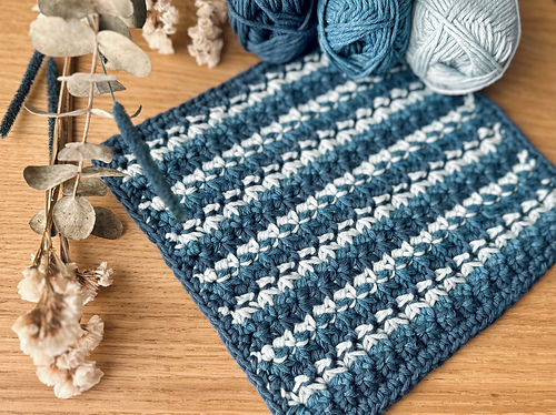 Ravelry: Trinity Stitch Dishcloth pattern by Sarah Ruane
