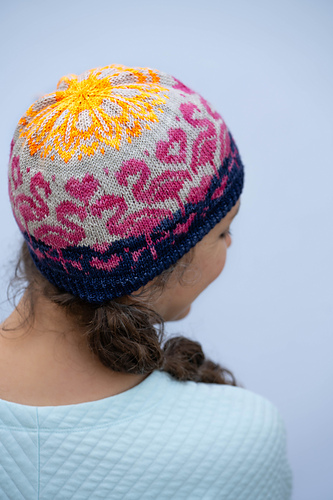 Ravelry: Flock of Flamingos Hat pattern by Stephanie Lotven