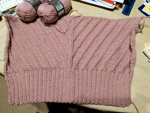 Ravelry: Fishbone chunky sweater pattern by Neringa Ruke