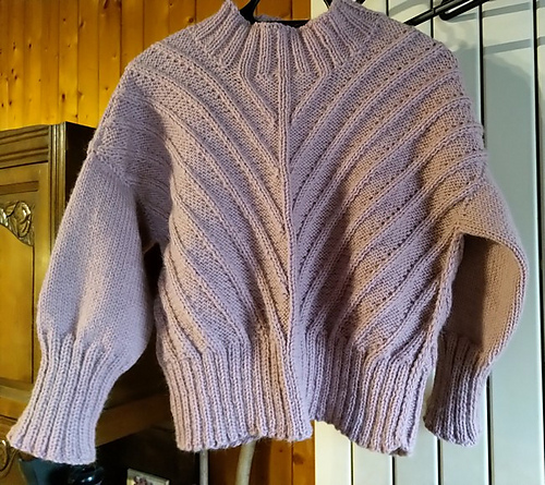 Ravelry: Fishbone chunky sweater pattern by Neringa Ruke