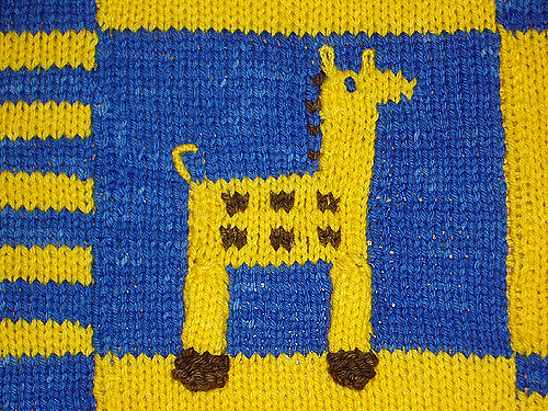 Ravelry: Baby Giraffe Blanket pattern by Amy Bahrt