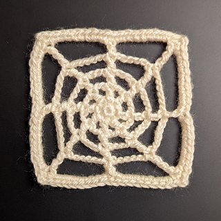 Ravelry: Spider Web Granny Square pattern by Theo Halsen